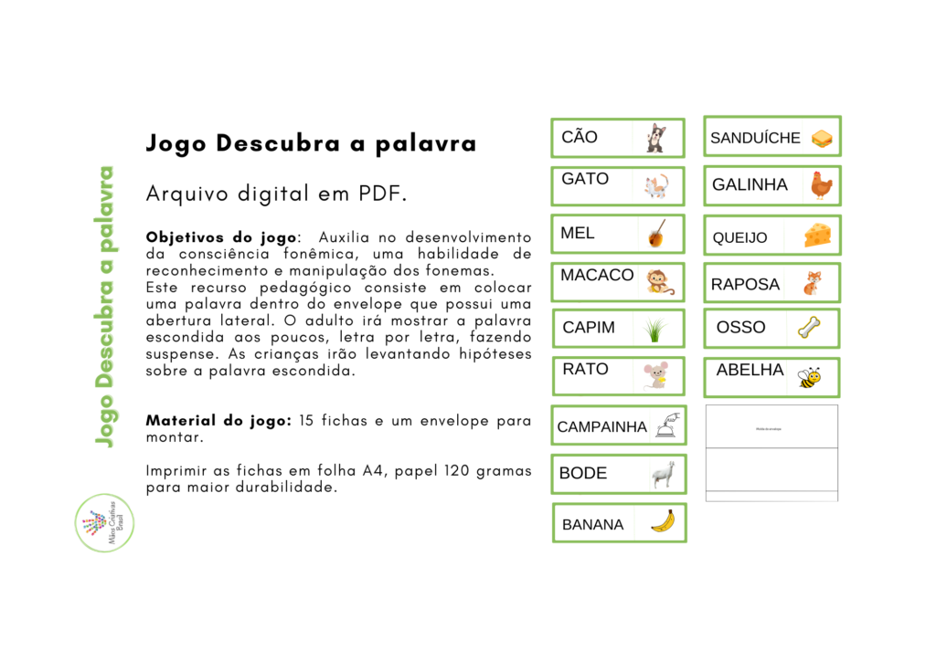 Jogo: Descubra a palavra